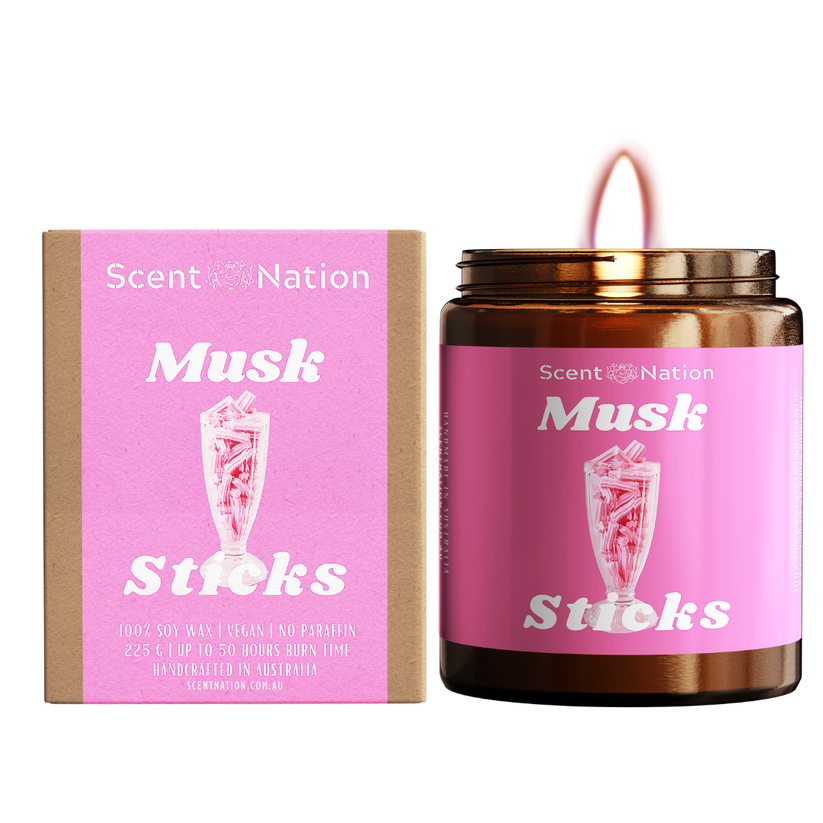 Musk Sticks Scented Candle – Scent Nation Australia